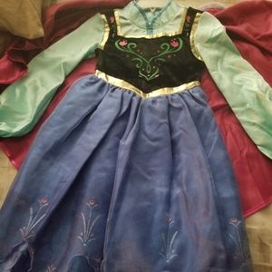 Disney | Costumes | Disney Princess Anna Dress Frozen | Poshmark